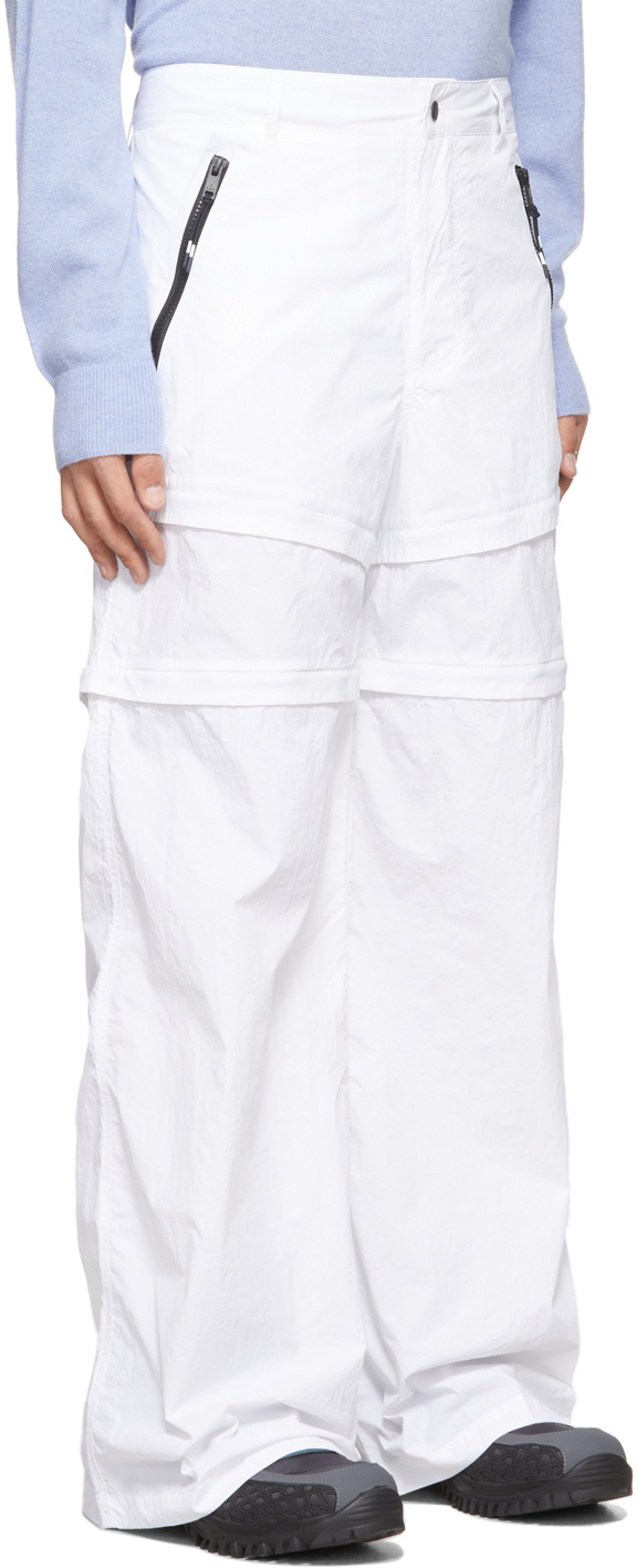 Moose Knuckles x Eckhaus Latta White Convertible Pants Moose Knuckles