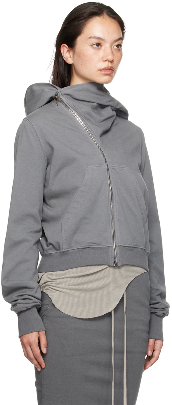 Rick Owens DRKSHDW Gray Mountain Hoodie Rick Owens Drkshdw