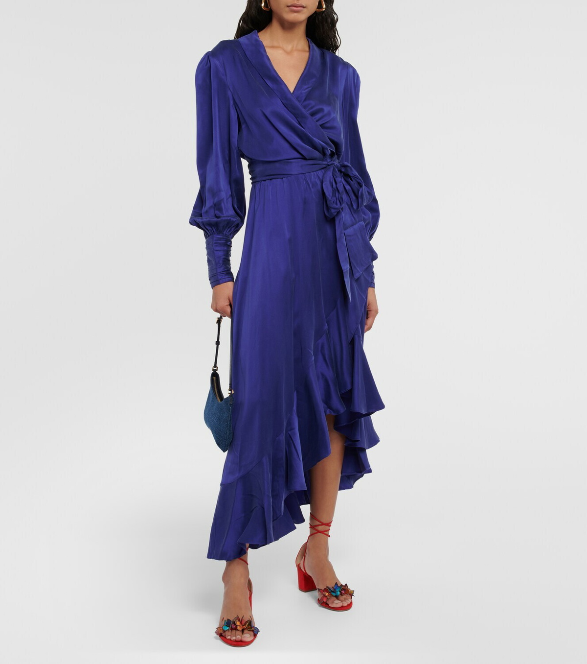 Aquazzura Papillon 50 appliqué leather sandals Aquazzura