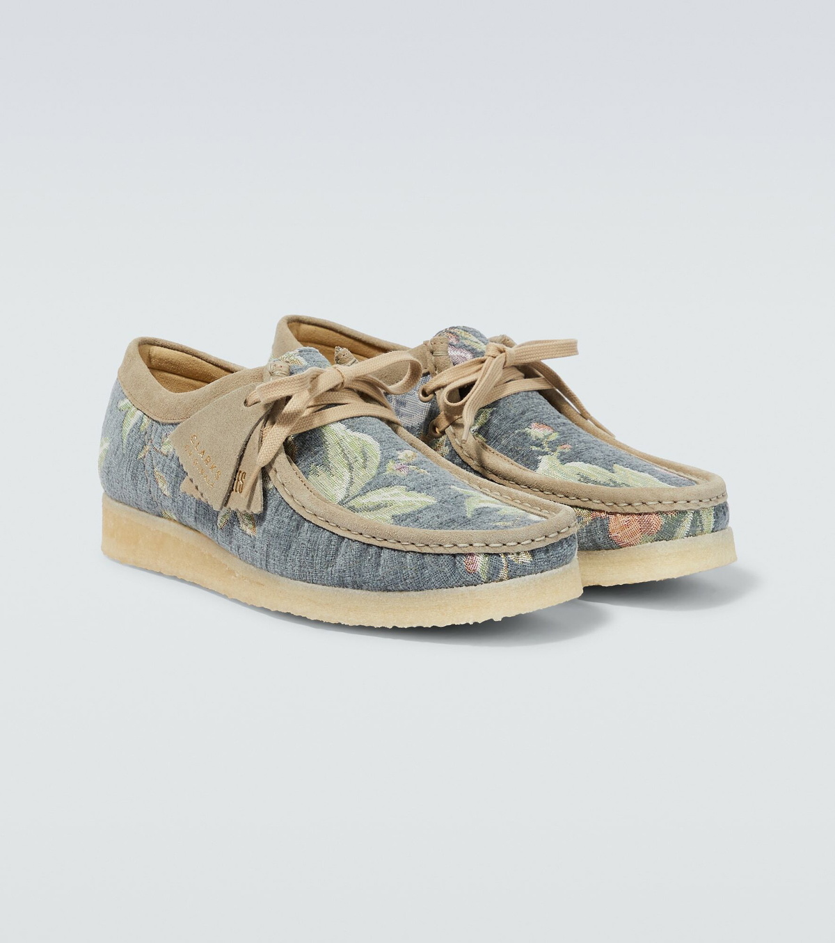 Clarks Originals - Wallabee floral jacquard moccasins Clarks Originals