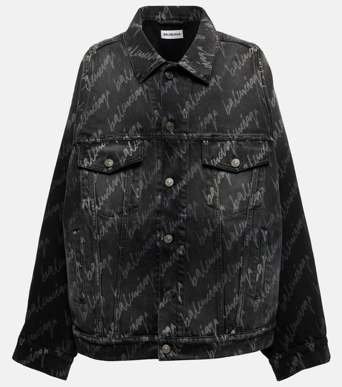 Balenciaga - Logo denim jacket Balenciaga
