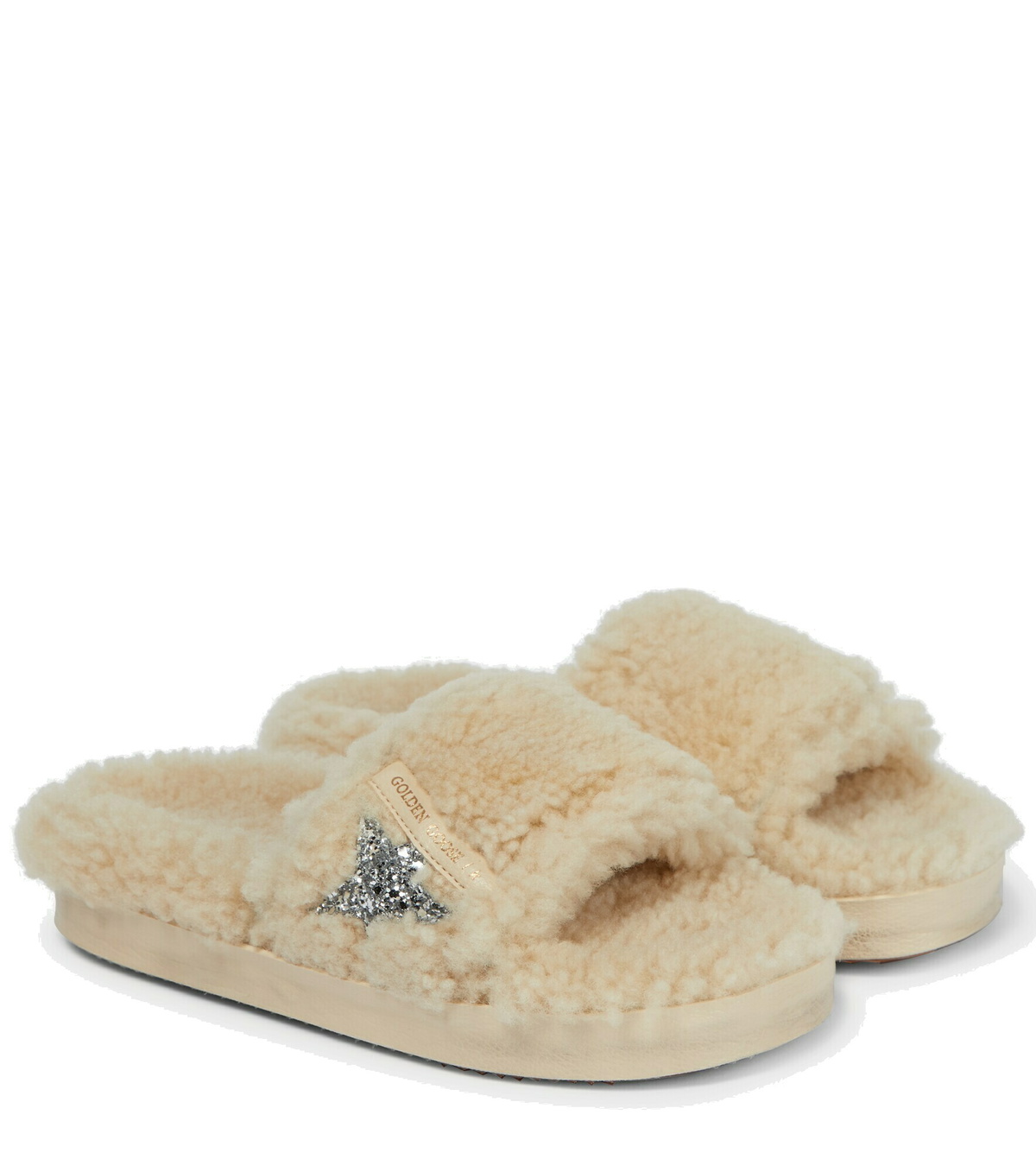 Golden Goose - Poolstar shearling slides Golden Goose Deluxe Brand