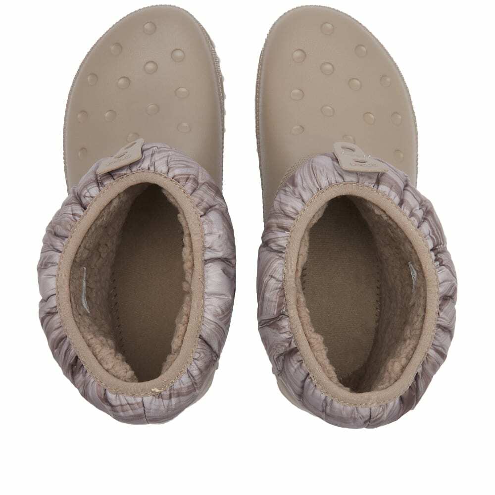 Crocs Women's Classic Neo Puff Shorty Boot in Mushroom Crocs