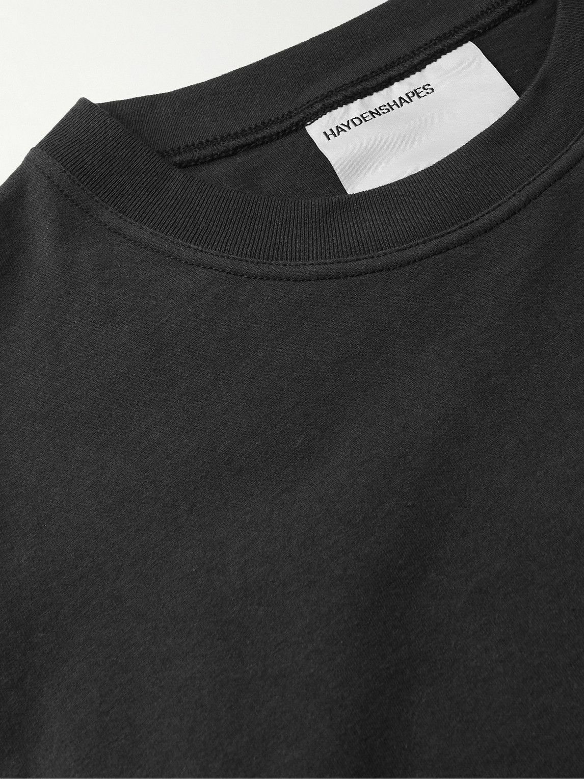HAYDENSHAPES - Shapers Logo-Embroidered Printed Cotton-Jersey T-Shirt ...