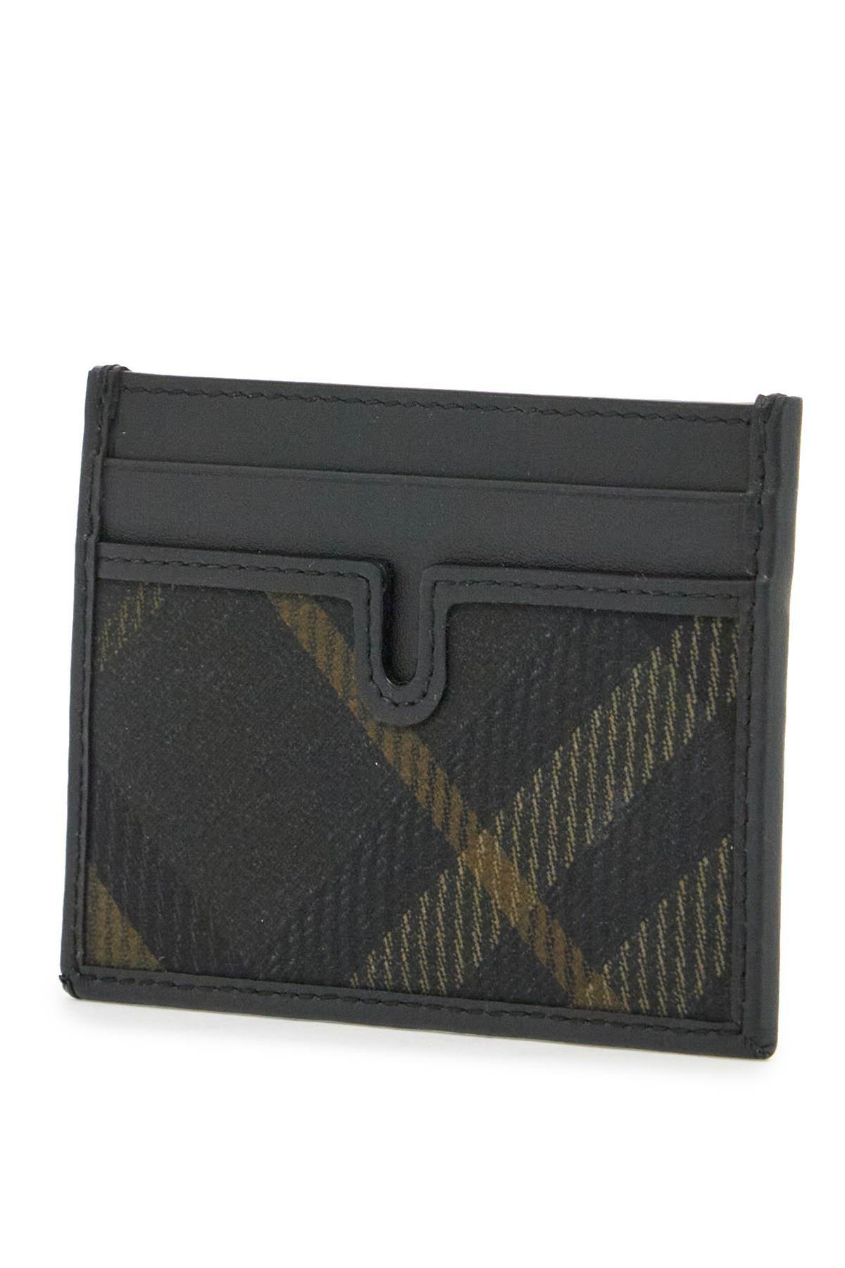 BURBERRY card holder check Black Burberry