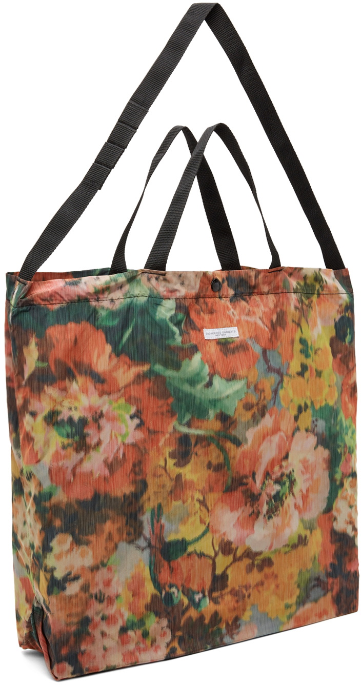 Engineered Garments Multicolor Floral Como Tote Bag Engineered Garments