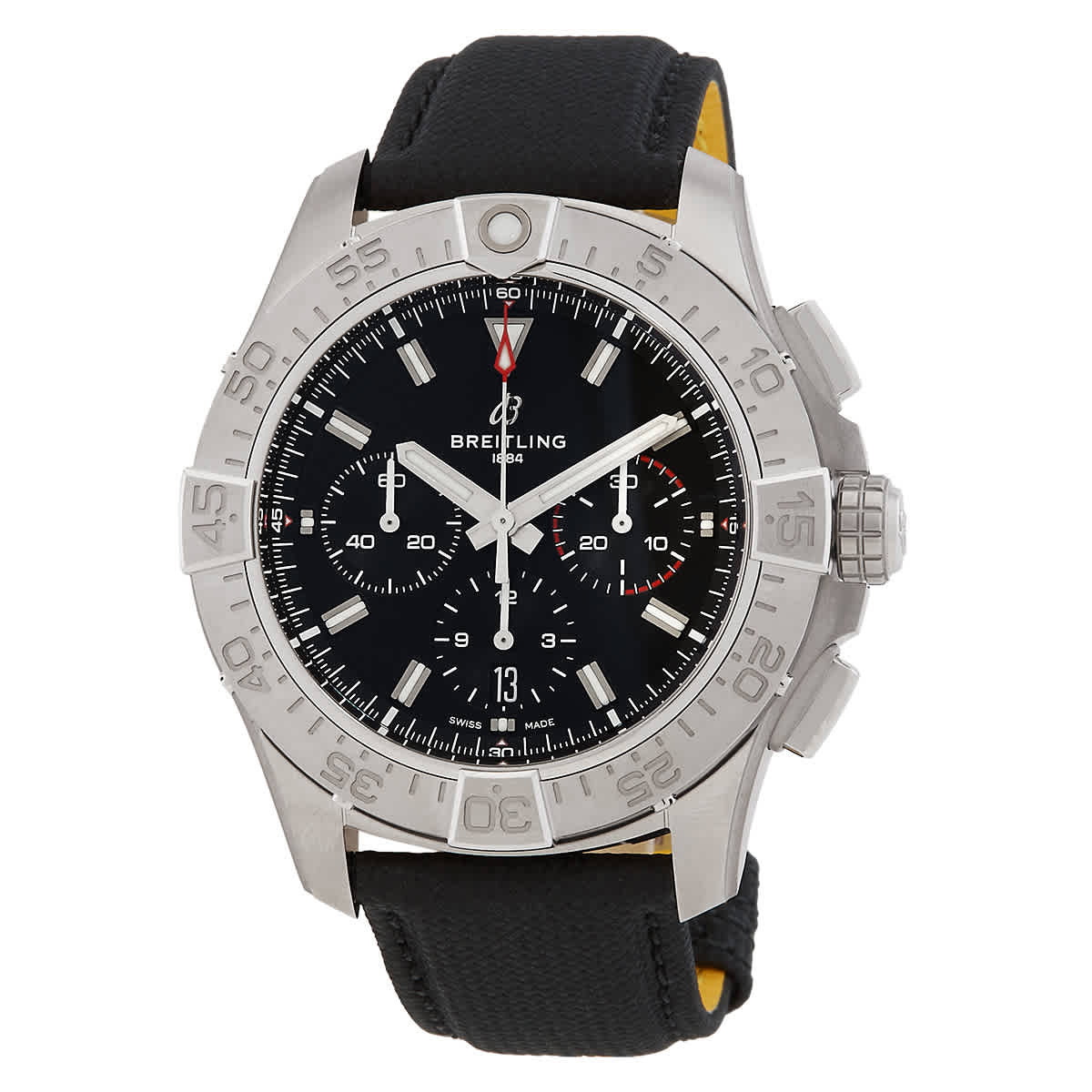 Breitling Avenger B01 Chronograph Automatic Black Dial Mens Watch ...