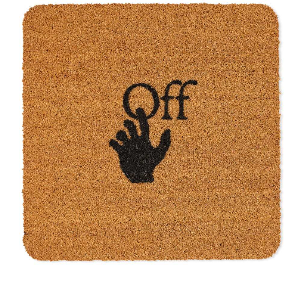 Off-White Hand Logo Door Mat Off-White