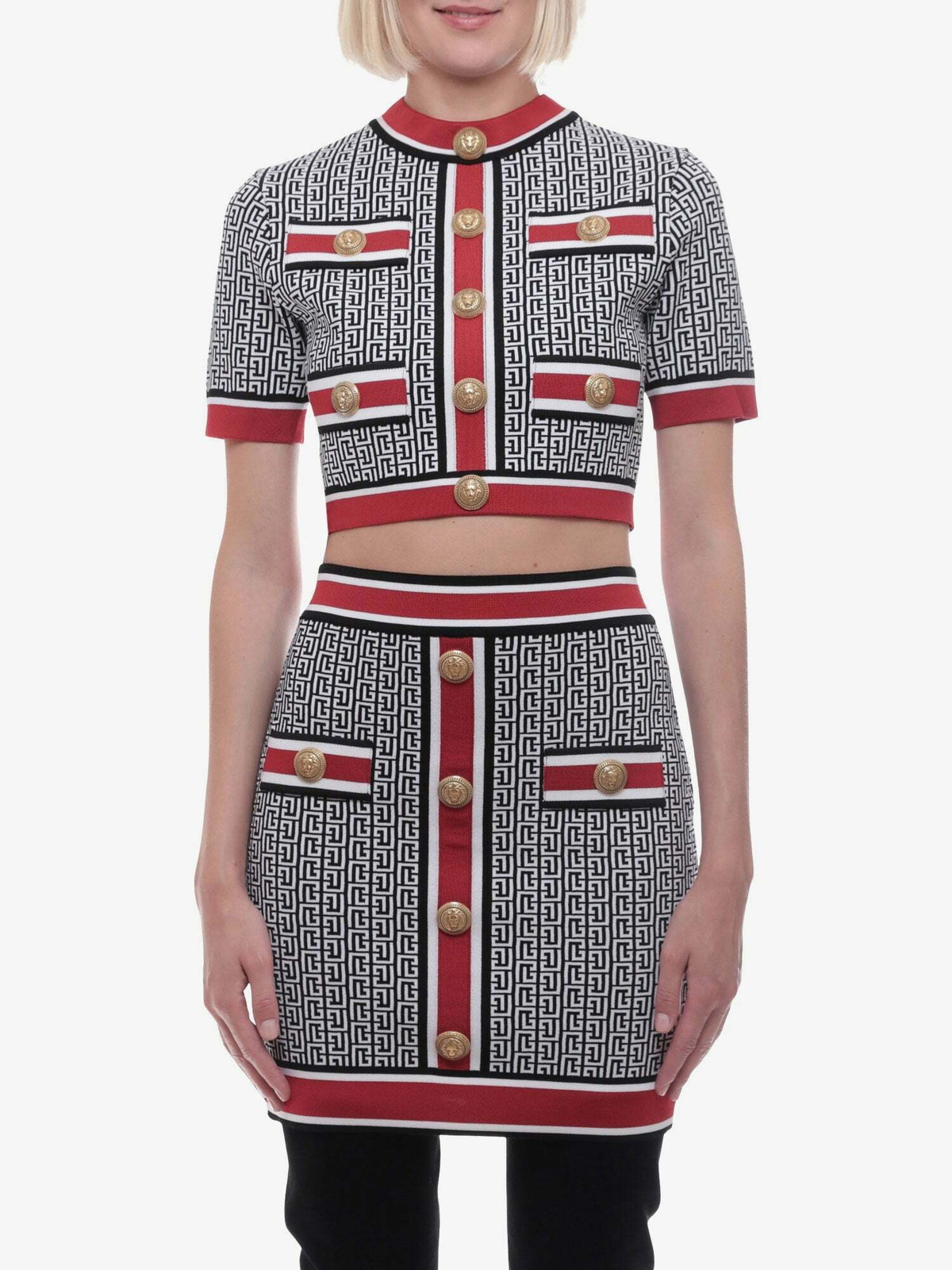 Balmain Top Black Womens Balmain