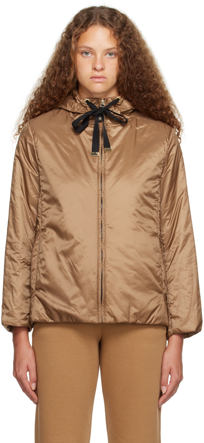 S Max Mara Tan Greenh Jacket S Max Mara