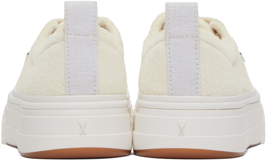 AMI Paris Beige Ami 1980 Platform Sneakers AMI