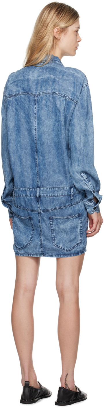 Isabel Marant Etoile Blue Palvina Minidress Isabel Marant Etoile