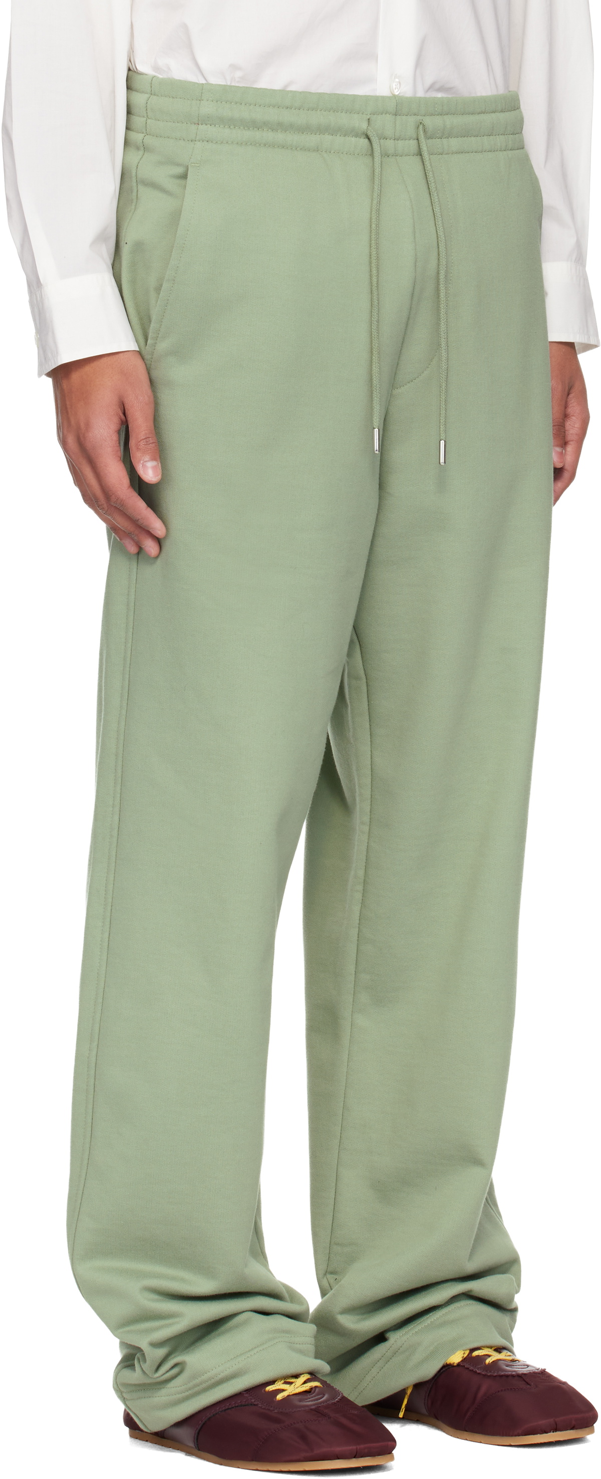 Dries Van Noten Green Drawstring Sweatpants Dries Van Noten