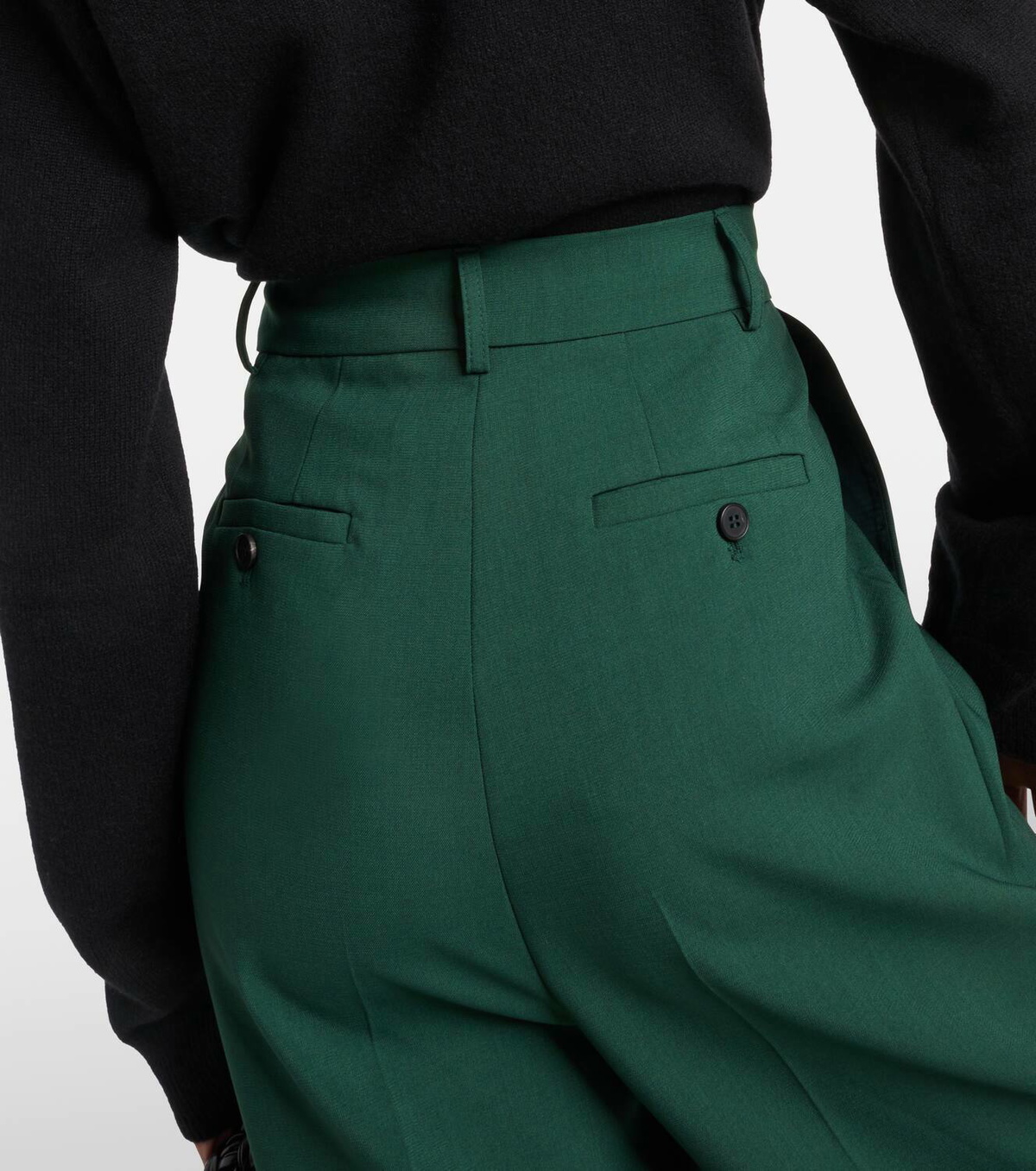 The Frankie Shop Bea high-rise straight pants The Frankie Shop