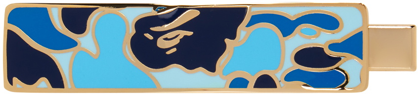 BAPE Blue ABC Camo Hair Clip A Bathing Ape