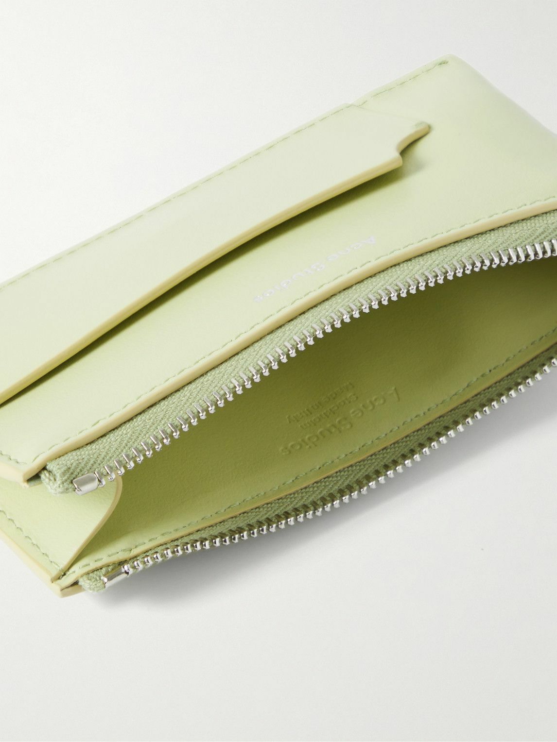 Acne Studios - Logo-Print Leather Zip-Around Wallet Acne Studios