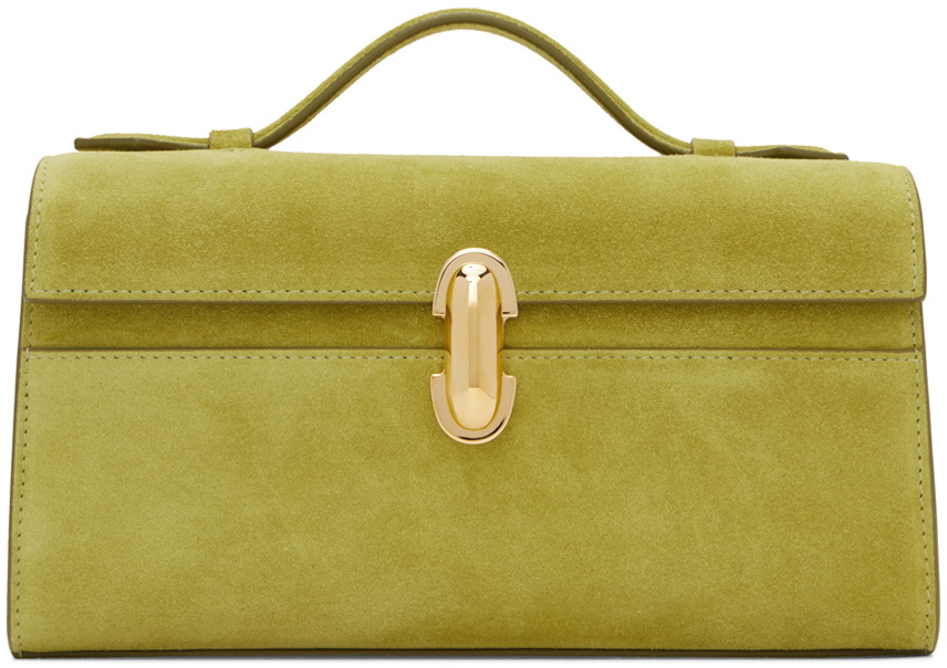 Savette Green Symmetry Pochette Bag Savette
