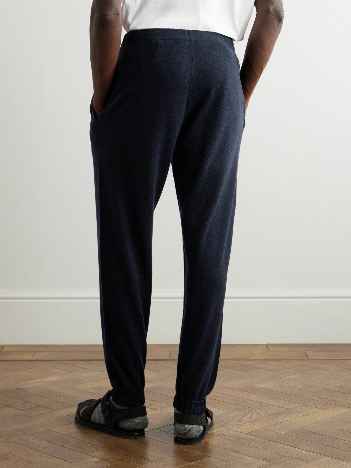 Ghiaia Cashmere - Tapered Cashmere Sweatpants - Blue Ghiaia Cashmere