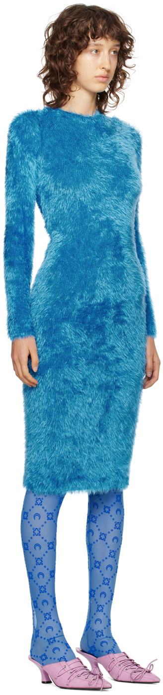 Marine Serre SSENSE Exclusive Blue Maxi Dress Marine Serre
