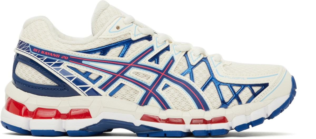 Asics Off-White & Blue GEL-KAYANO 20 Sneakers ASICS