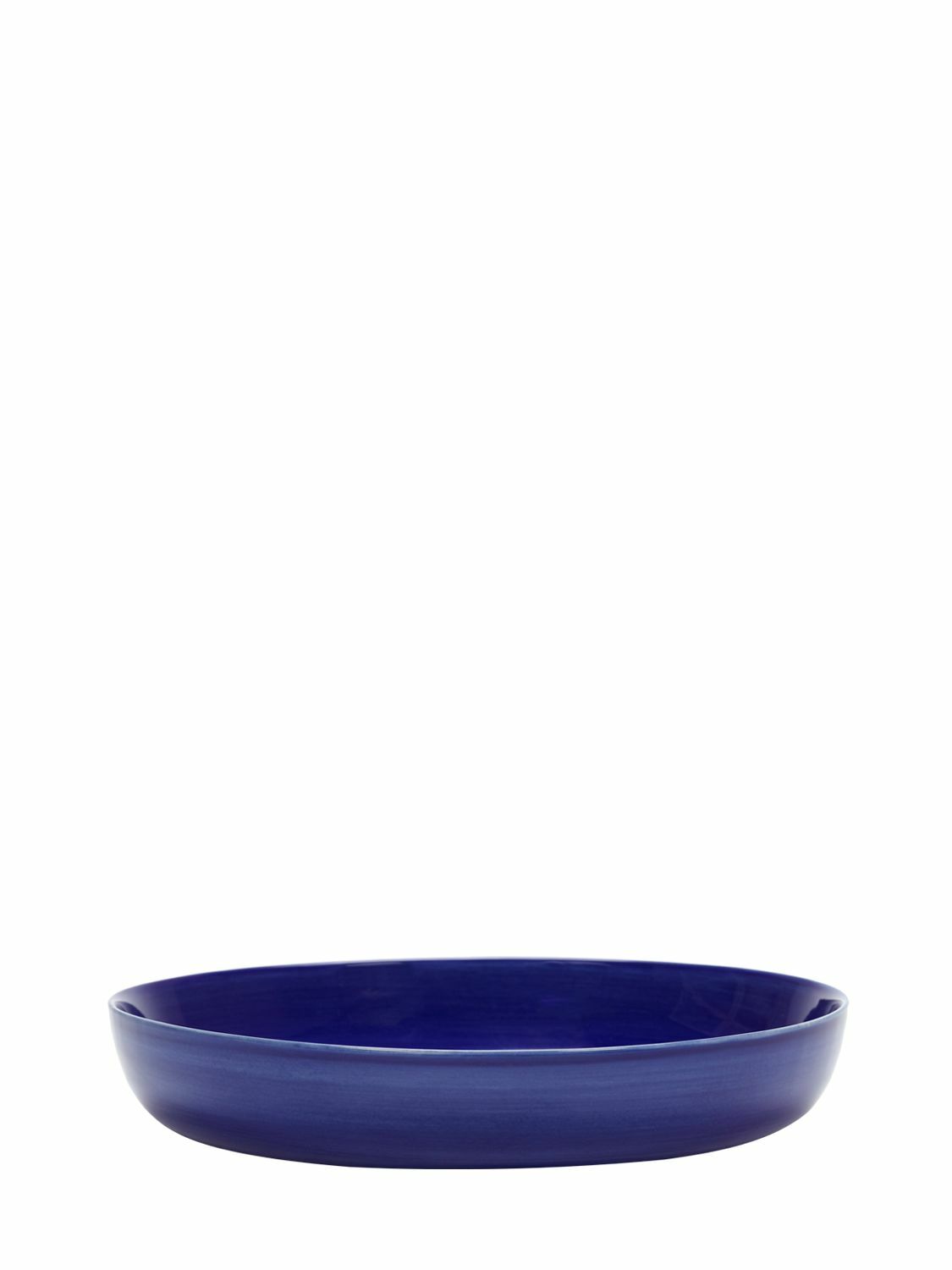 SERAX - Set Of 2 Dark Blue Striped High Plates Serax