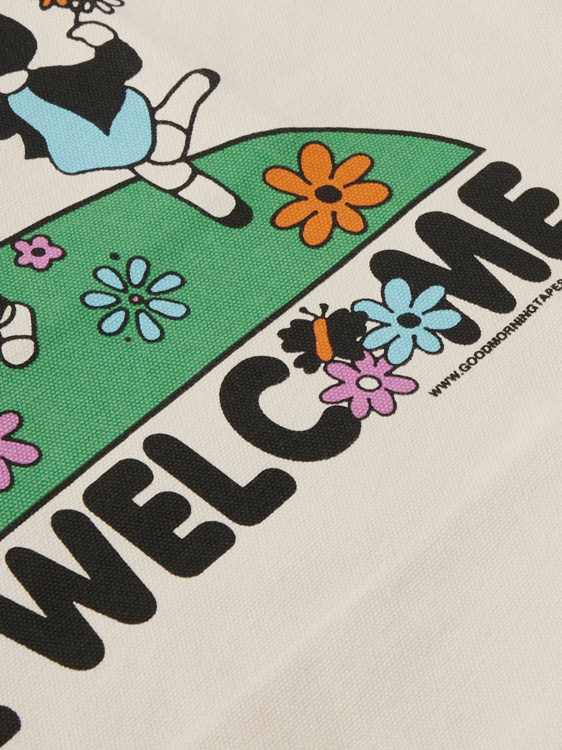 GOOD MORNING TAPES - All Welcome Garden Printed Organic Cotton-Canvas ...