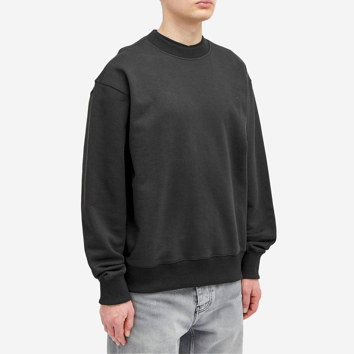 Adidas Men's Premium Essentials Crew in Black adidas