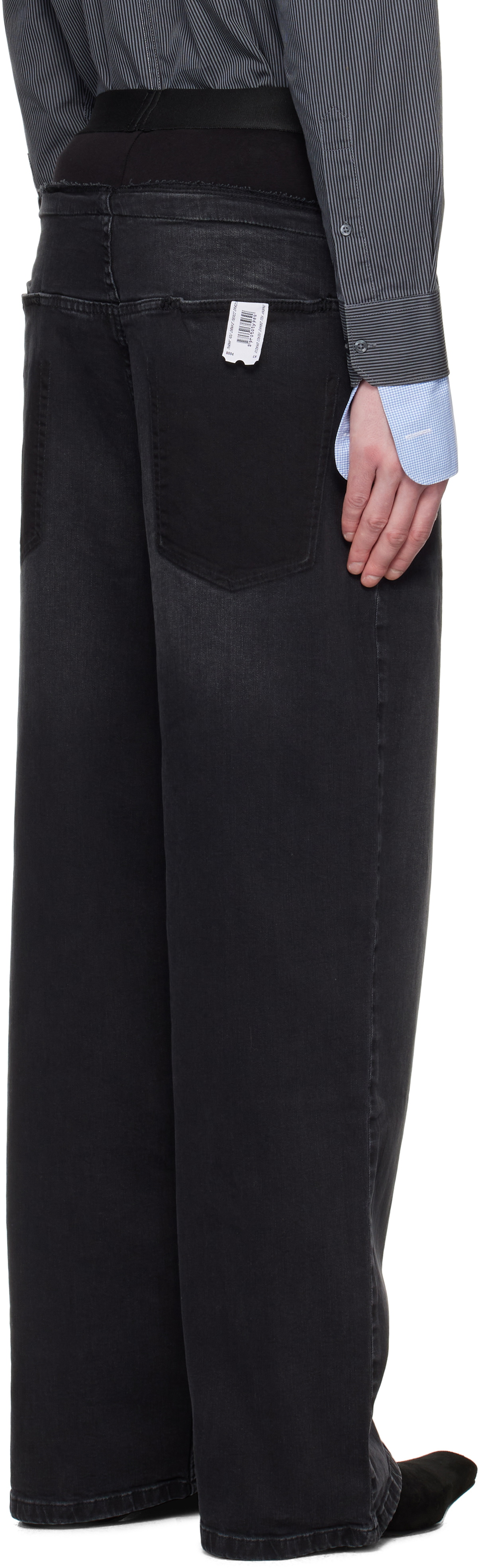 Prototypes Black Waistband Regular Jeans PROTOTYPES