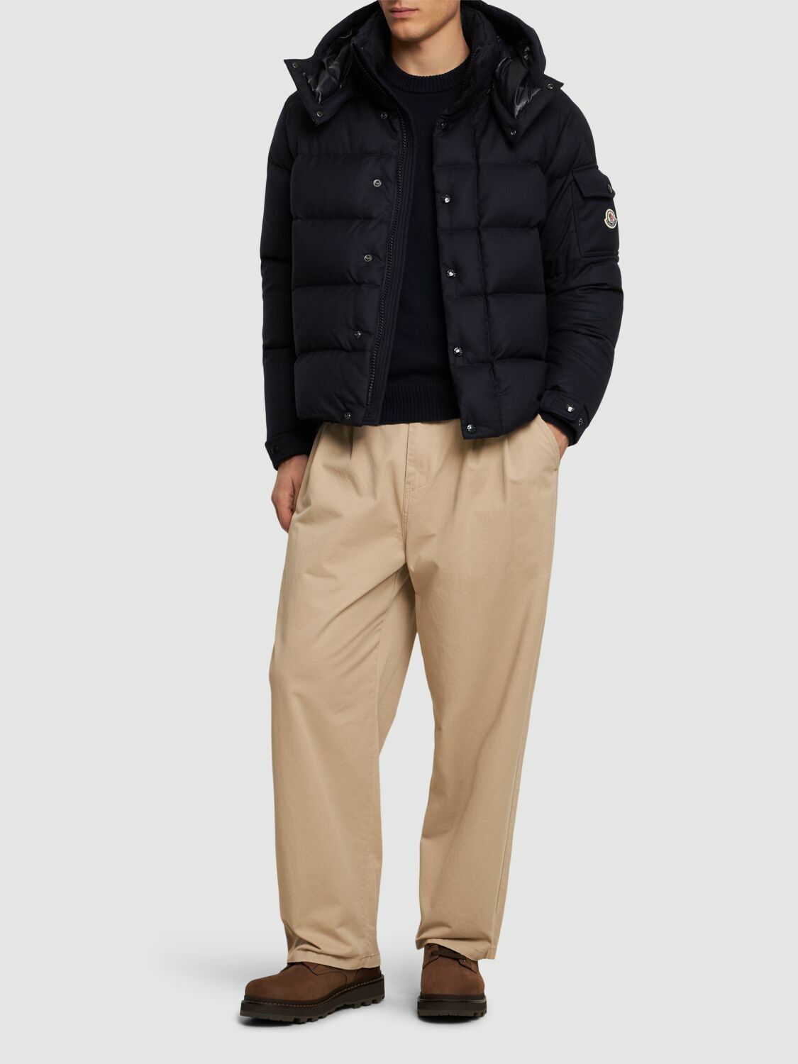 MONCLER Vezere Virgin Wool Down Jacket Moncler