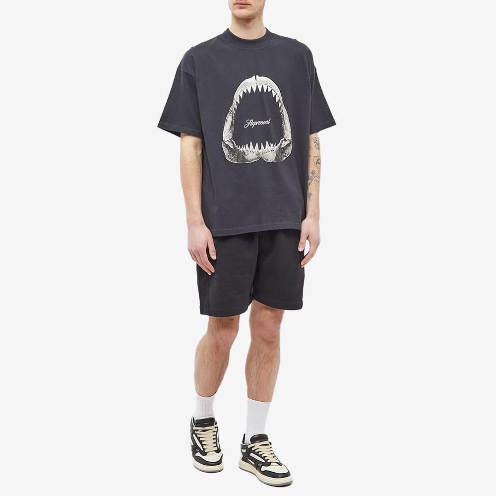 Represent Men's Shark Jaws T-Shirt in Off Black Represent
