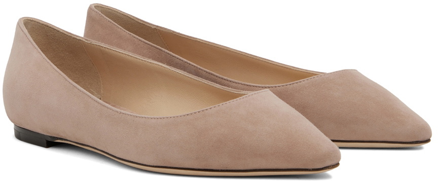 Jimmy Choo Tan Romy Ballerina Flats Jimmy Choo
