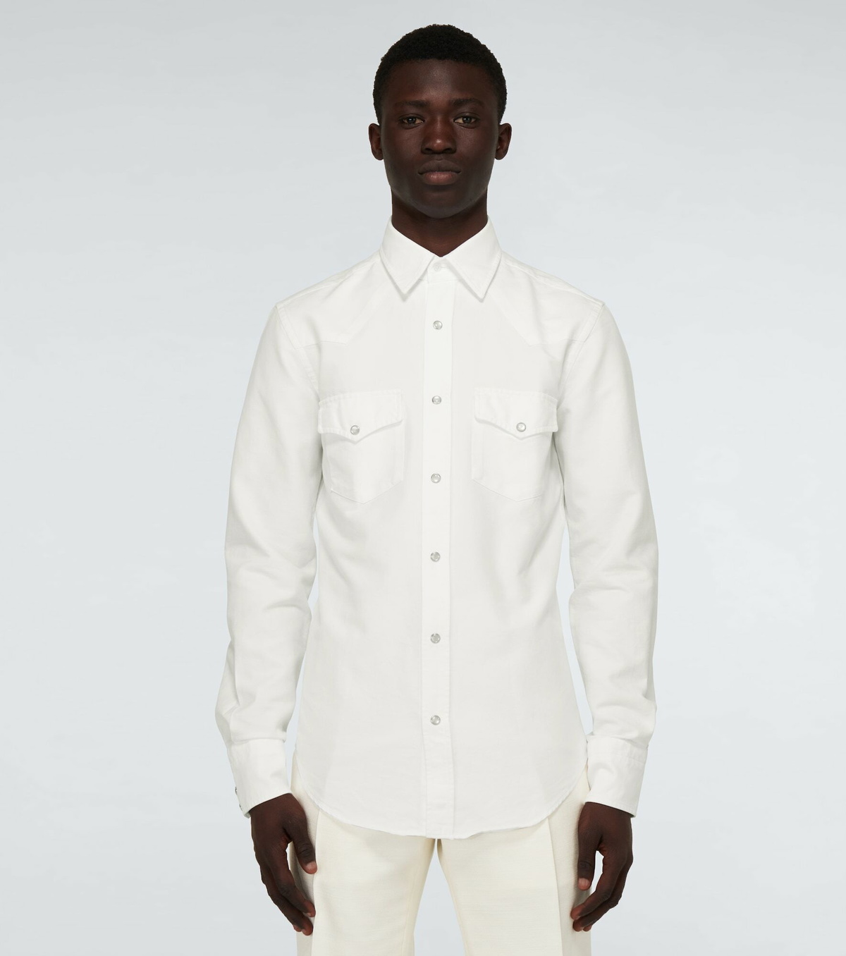 Tom Ford - Western long-sleeved cotton shirt TOM FORD