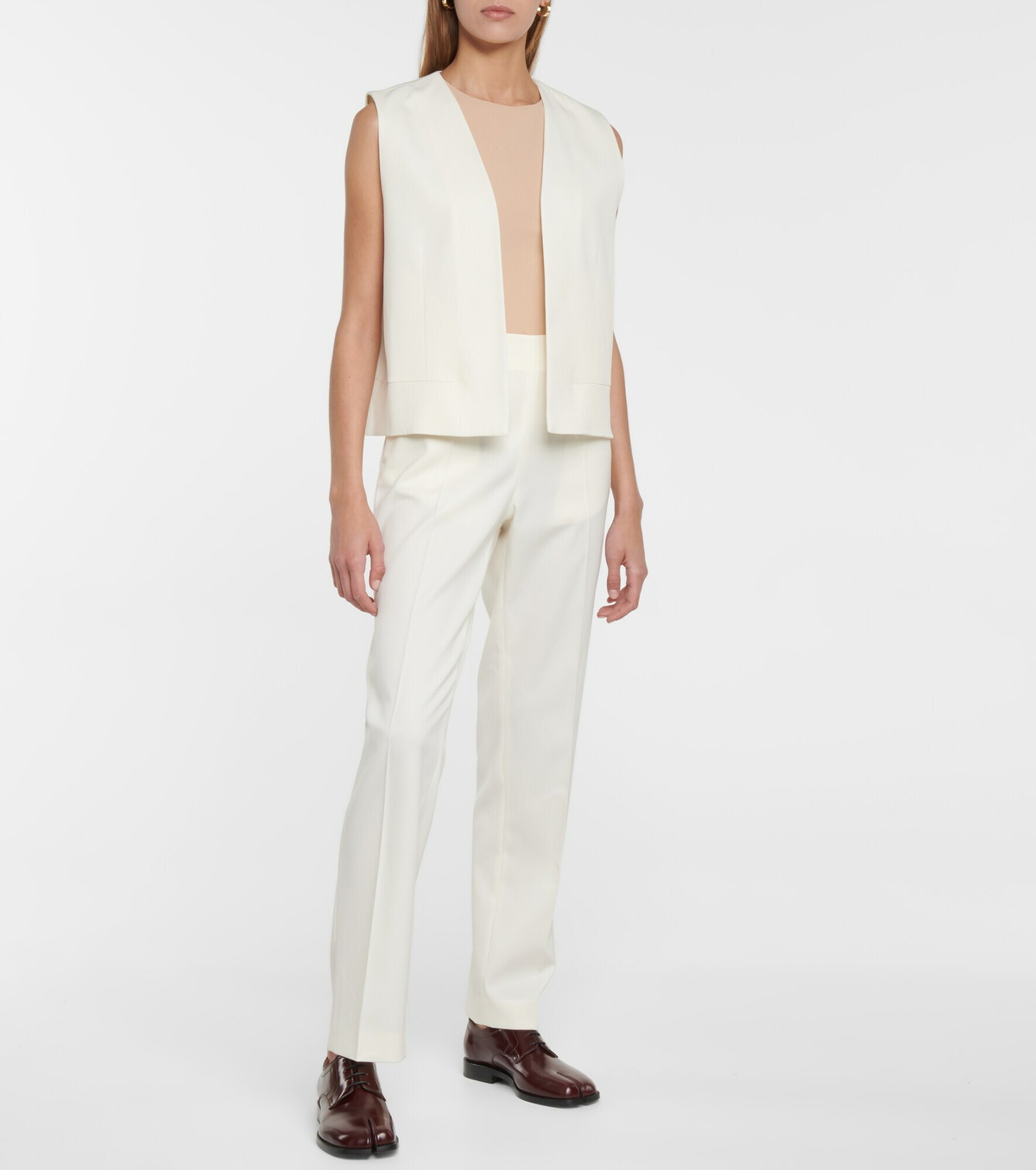 MM6 Maison Margiela - High-rise slim pants MM6 Maison Margiela