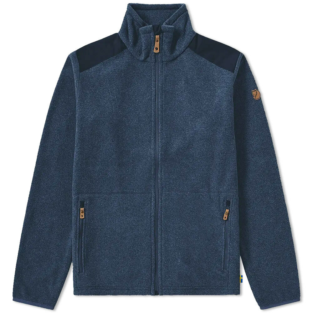 Fjällräven Men's Sten Fleece in Dark Navy Fjällräven
