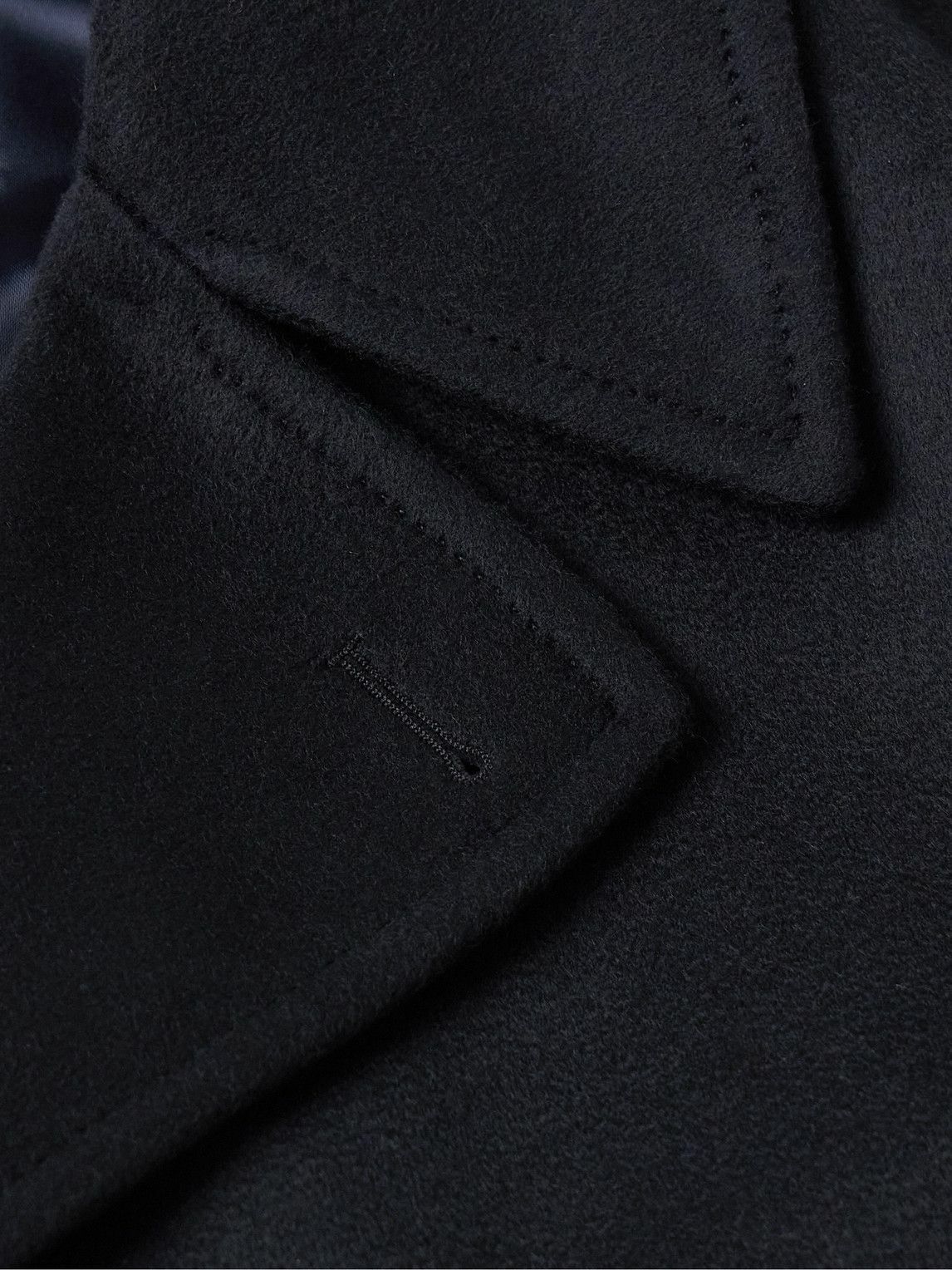 Kingsman - Double-Breasted Wool and Cashmere-Blend Felt Coat - Blue ...