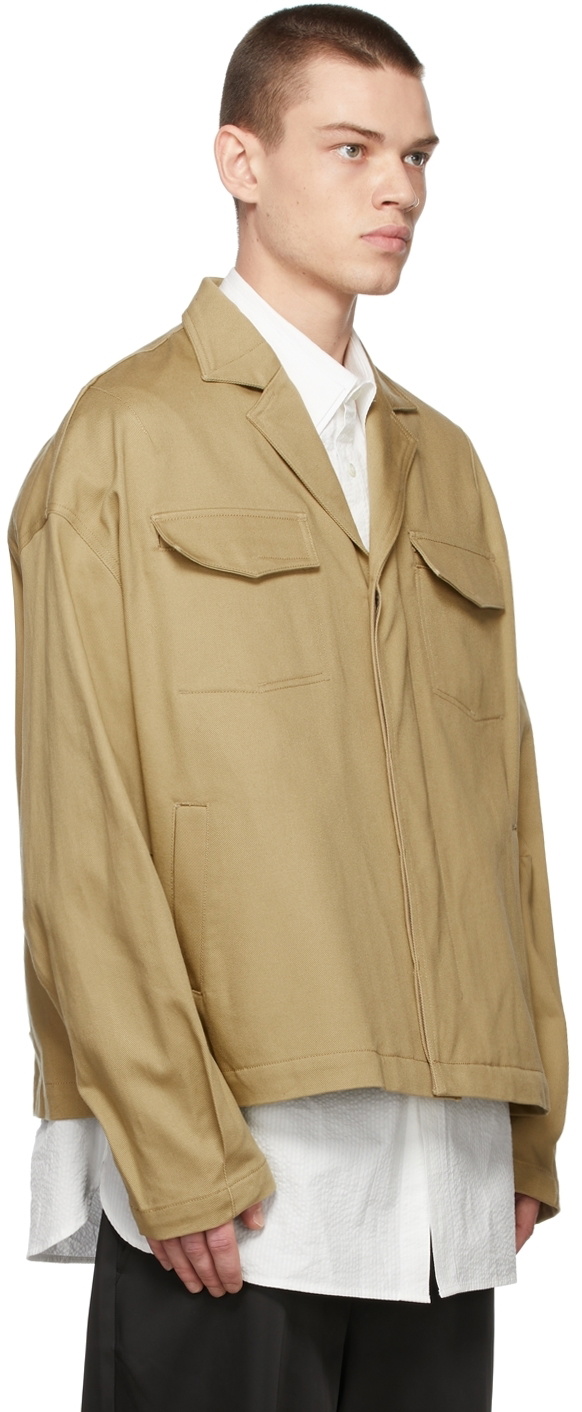 ADER error Beige Shirt Jacket ADER error