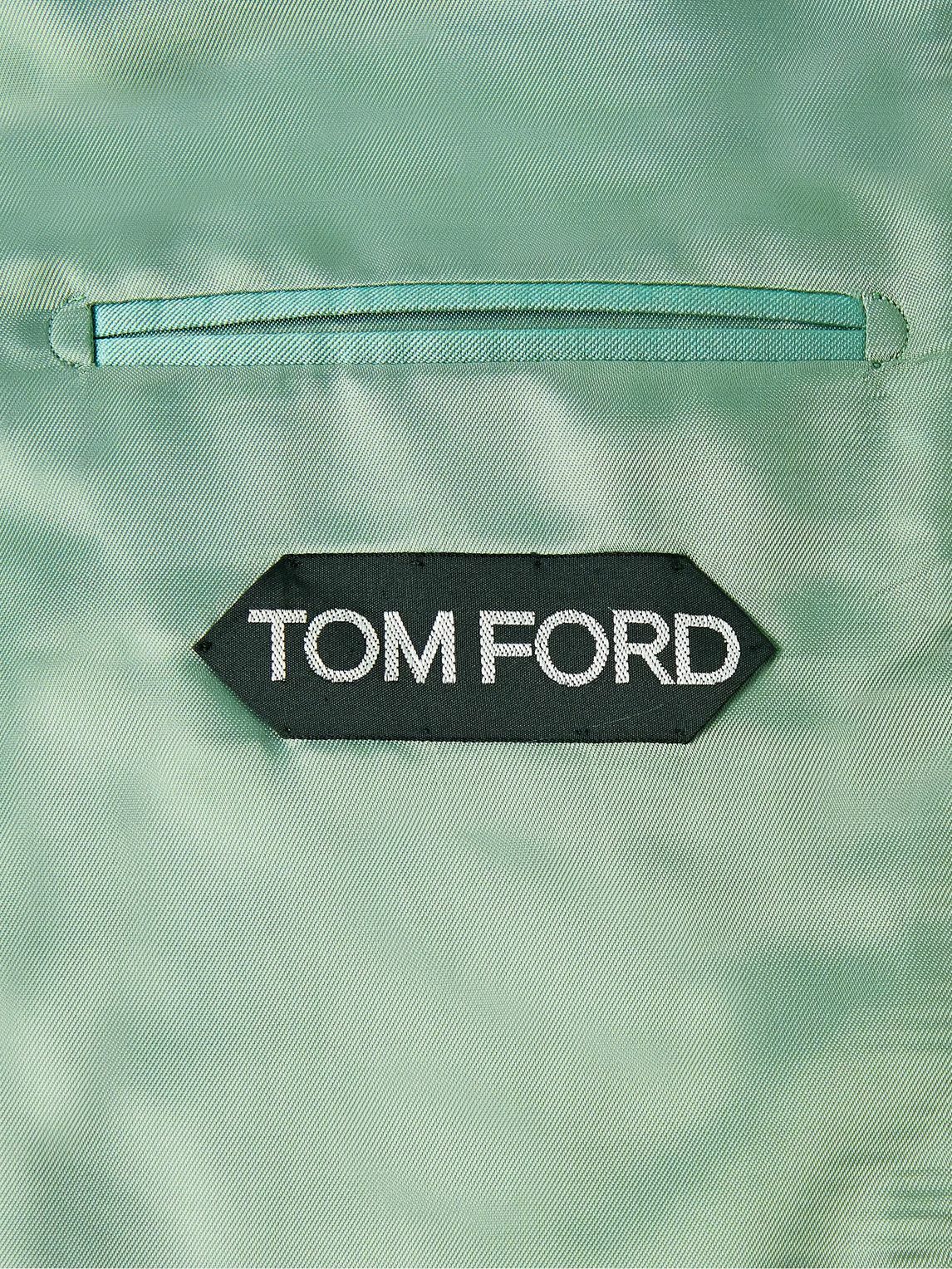 TOM FORD - Slim-Fit Satin-Twill Suit Jacket - Green TOM FORD