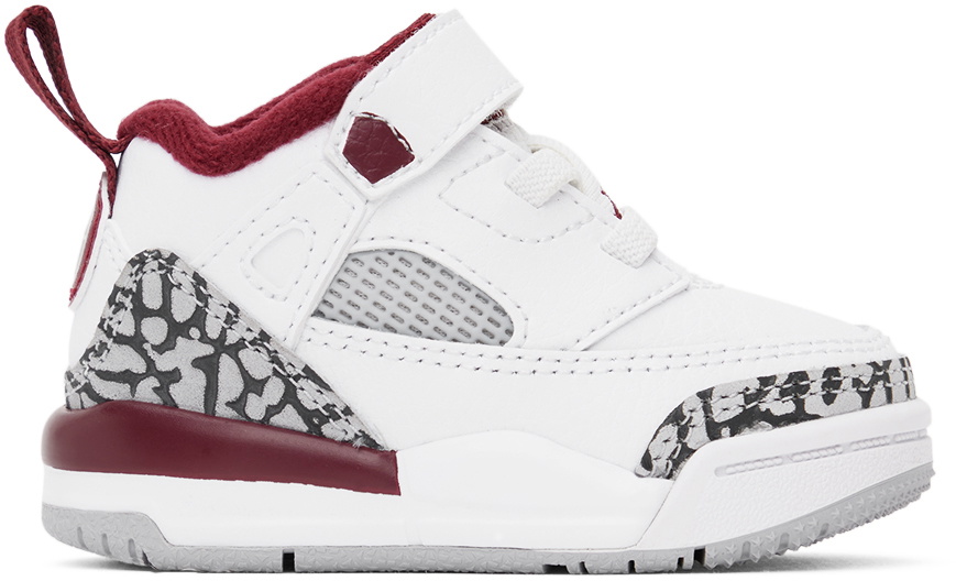 Nike Jordan Baby White Spizike Low Sneakers Nike Jordan Brand
