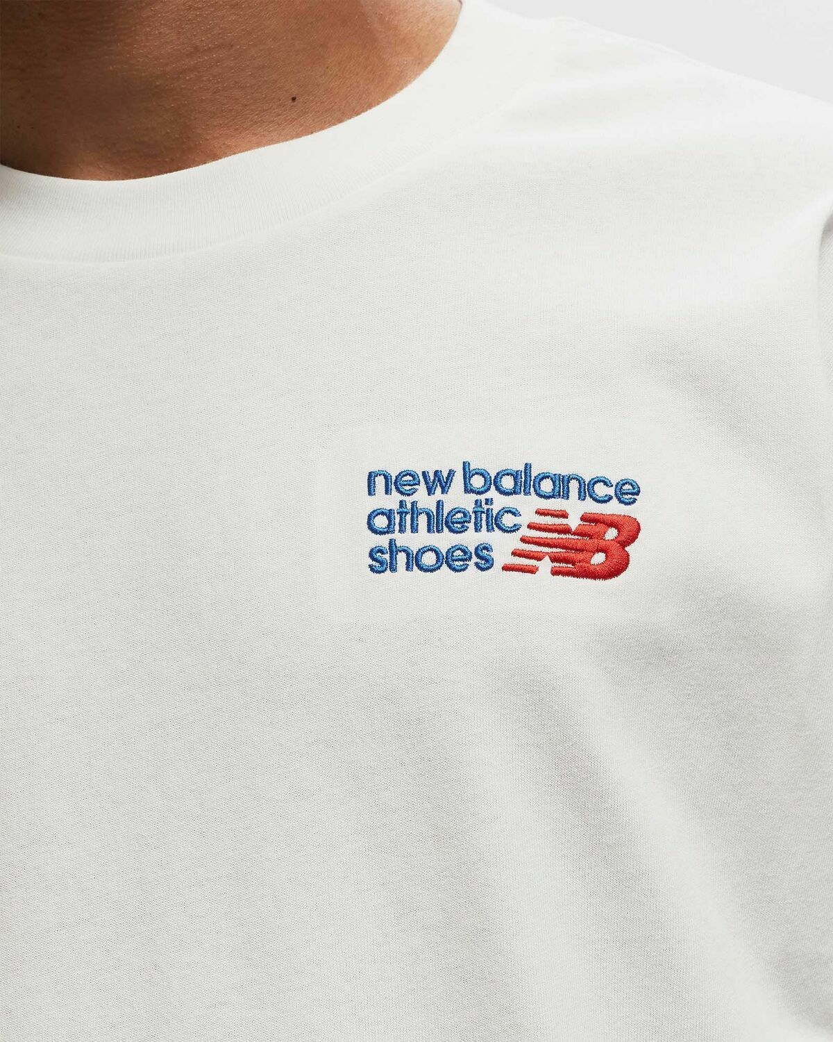 New Balance Athletics Premium Logo Tee White Shortsleeves New Balance