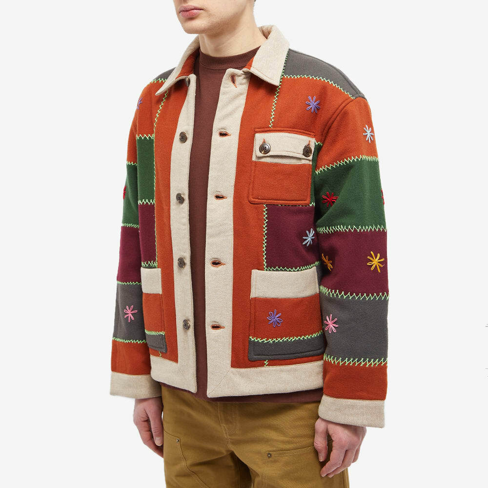 Bode Men's Autumn Quilt Jacket in Multi Bode