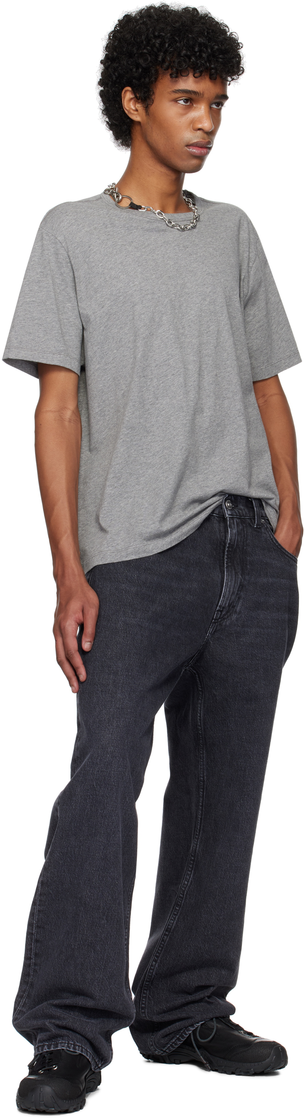 OUR LEGACY Gray New Box T-shirt Our Legacy