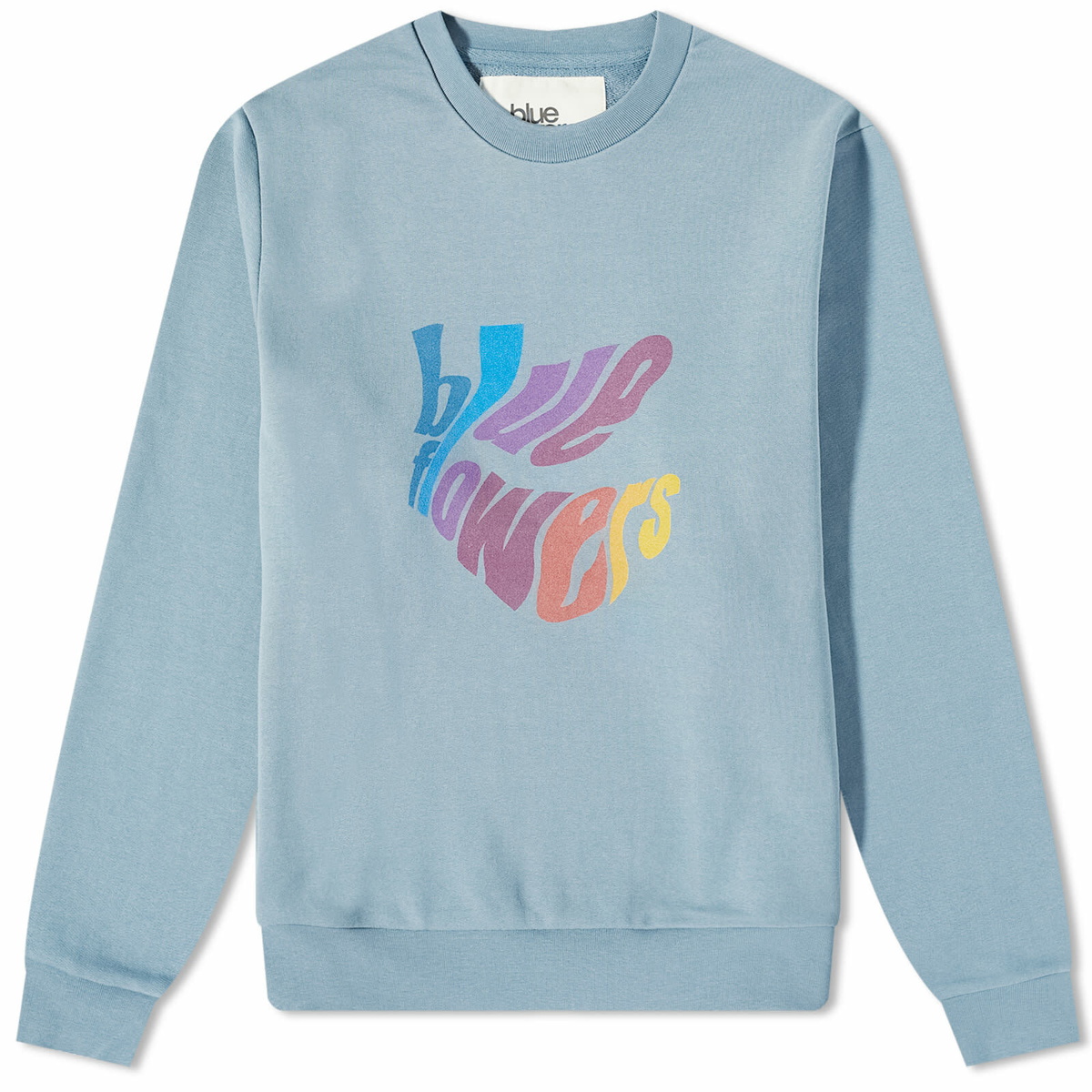 Flowers Men's Polychrome Sweat in Blue Blue Flowers