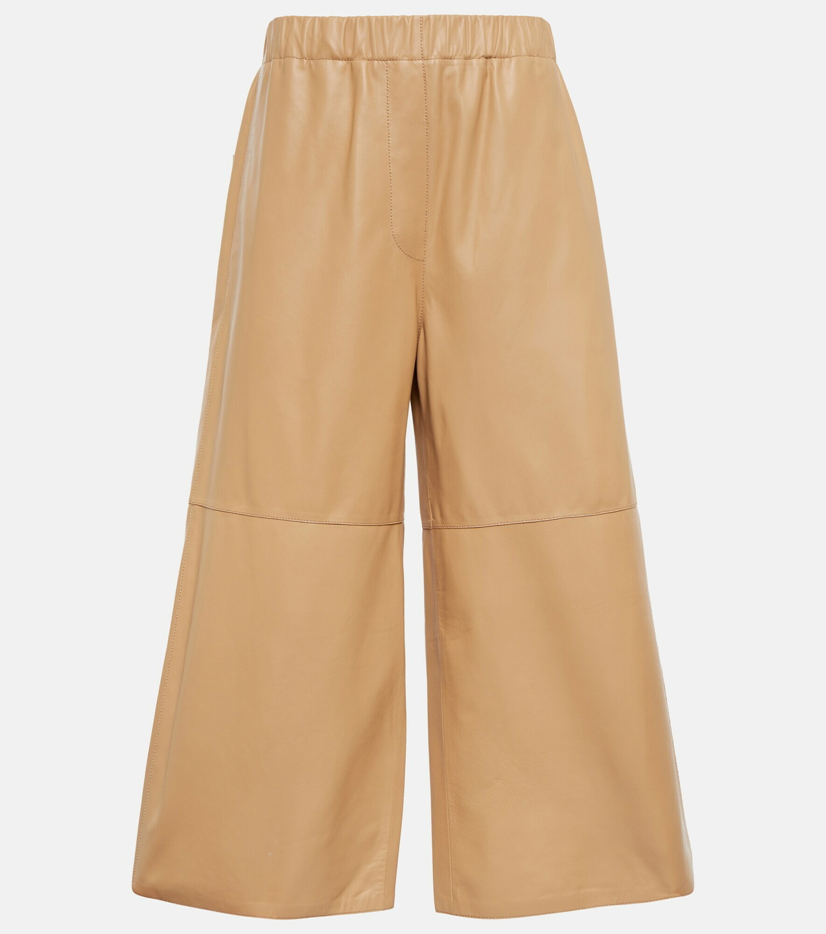 Loewe - High-rise leather pants Loewe