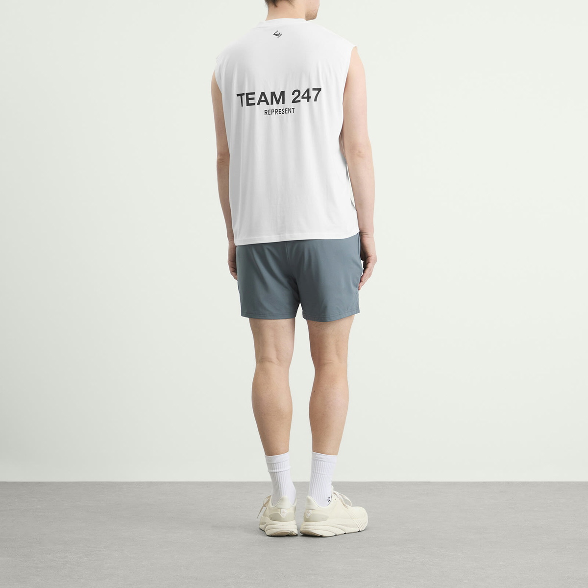 Represent 247 Men's Represent Team 247 Oversized Tank in Flat White ...