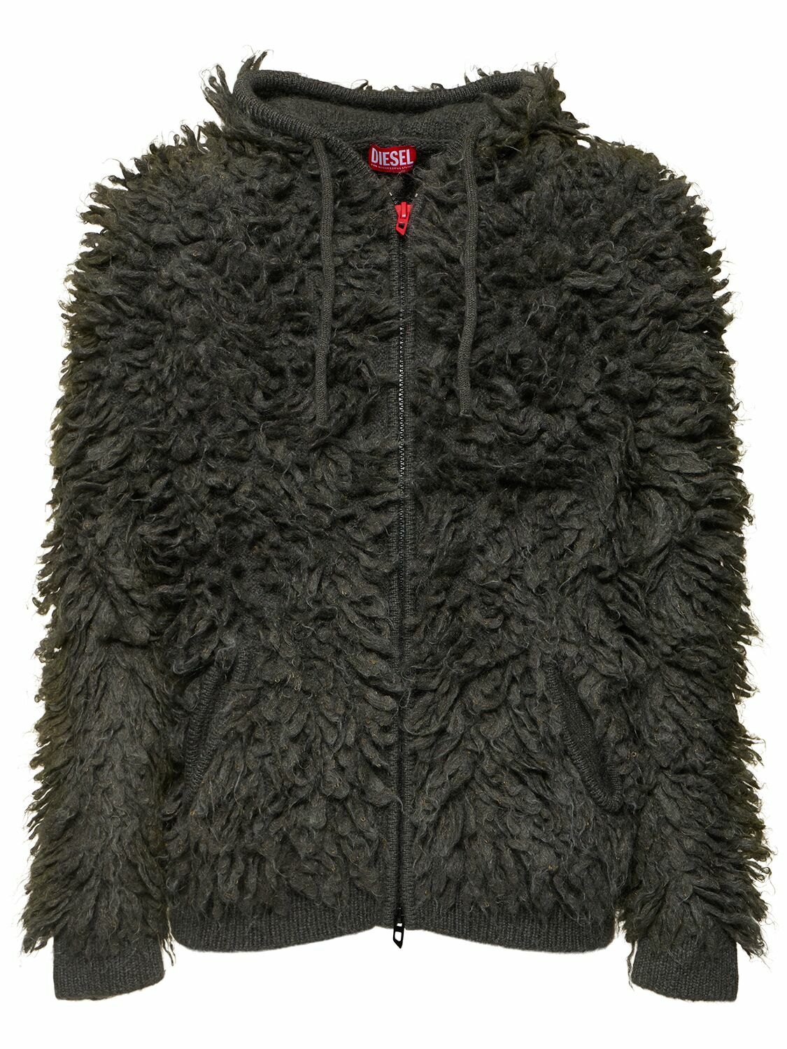 DIESEL K-whitman Mohair Blend Tricot Jacket Diesel