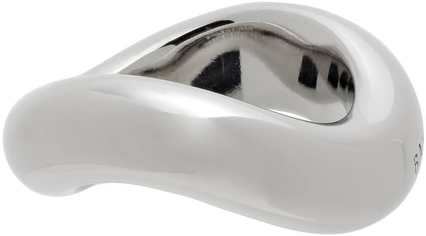 Balenciaga Silver Loop Ring Balenciaga