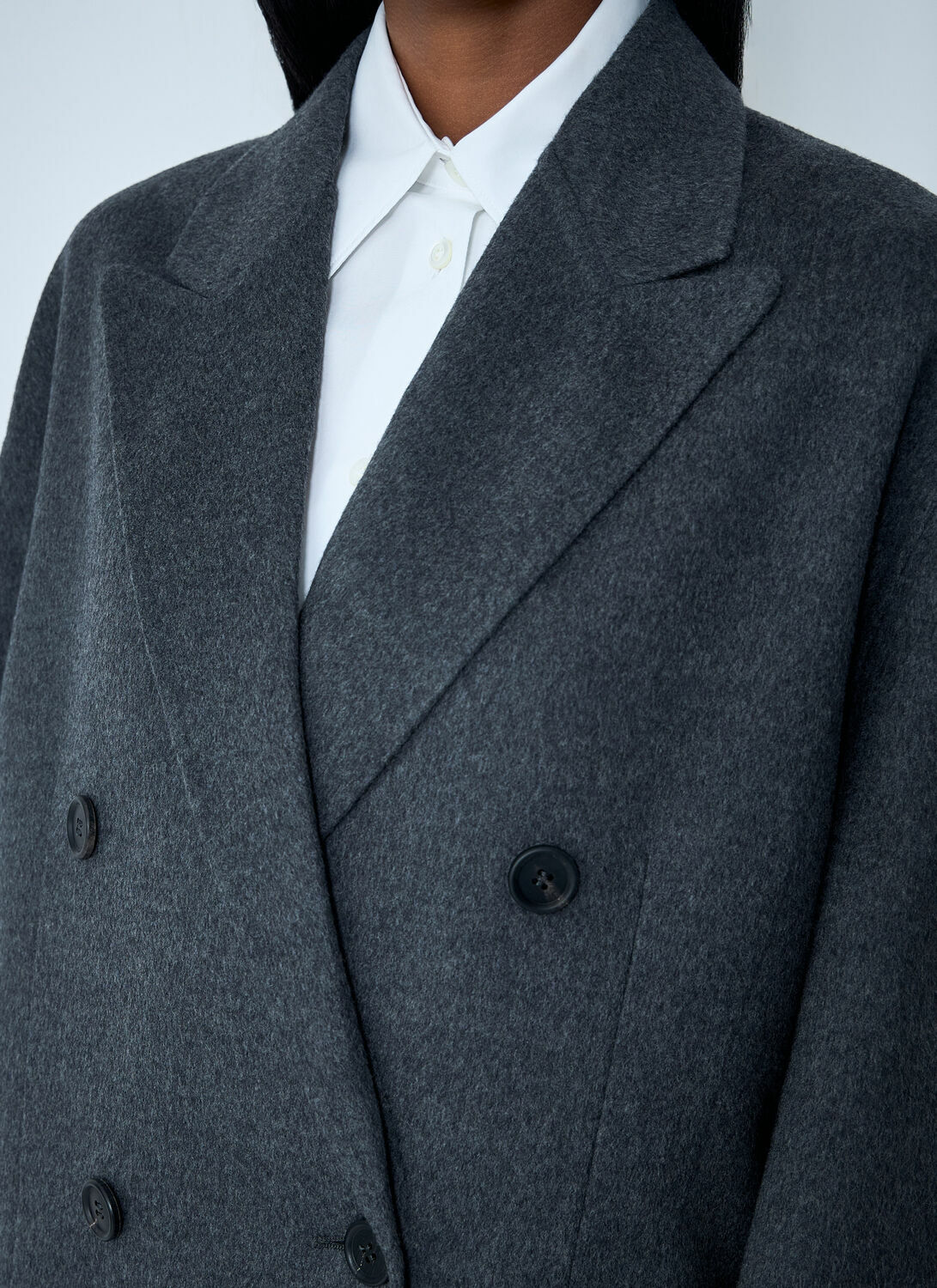 Prada Long Wool-Blend Coat Prada
