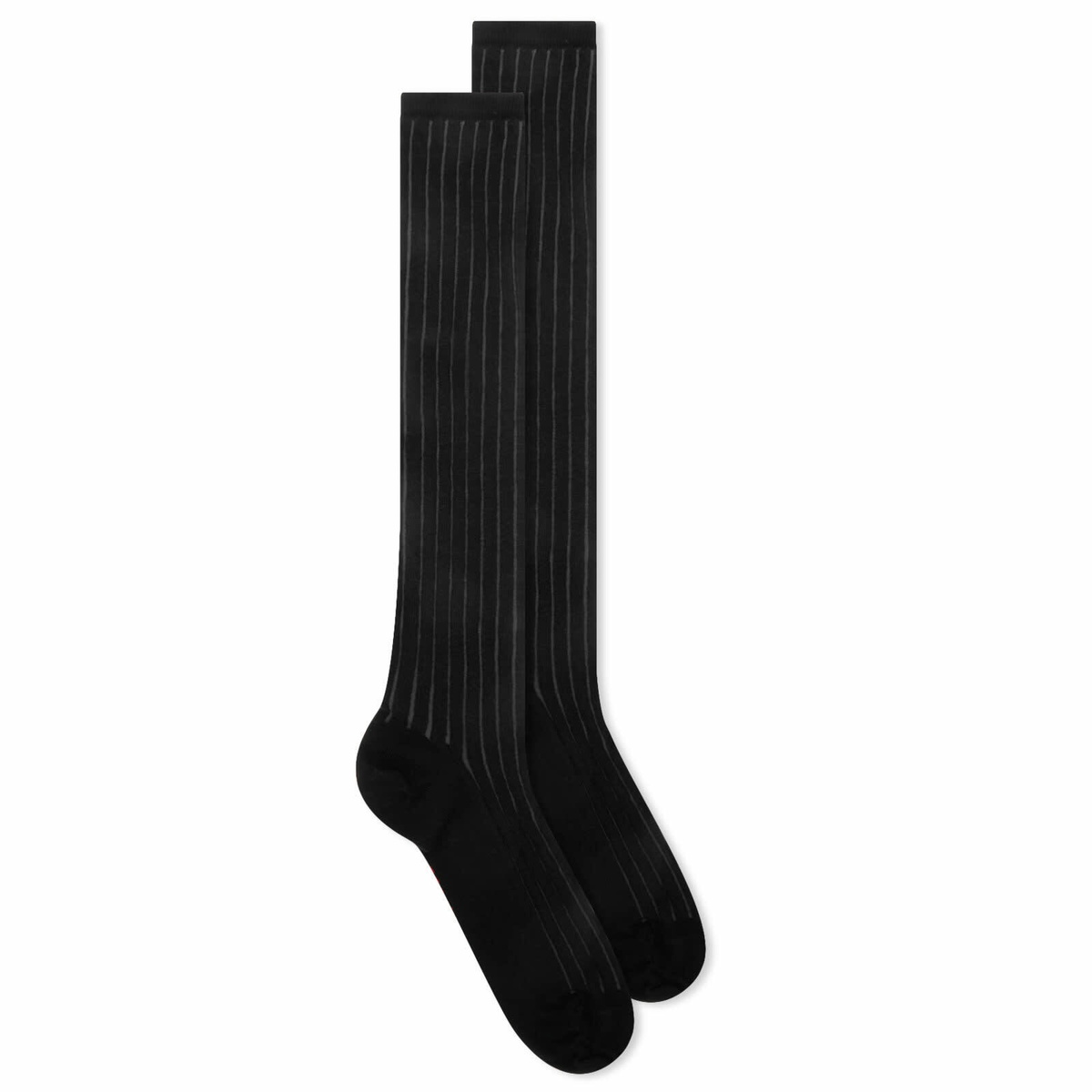 Peachy Den Women's Pippi Knee High Socks in Onyx Peachy Den