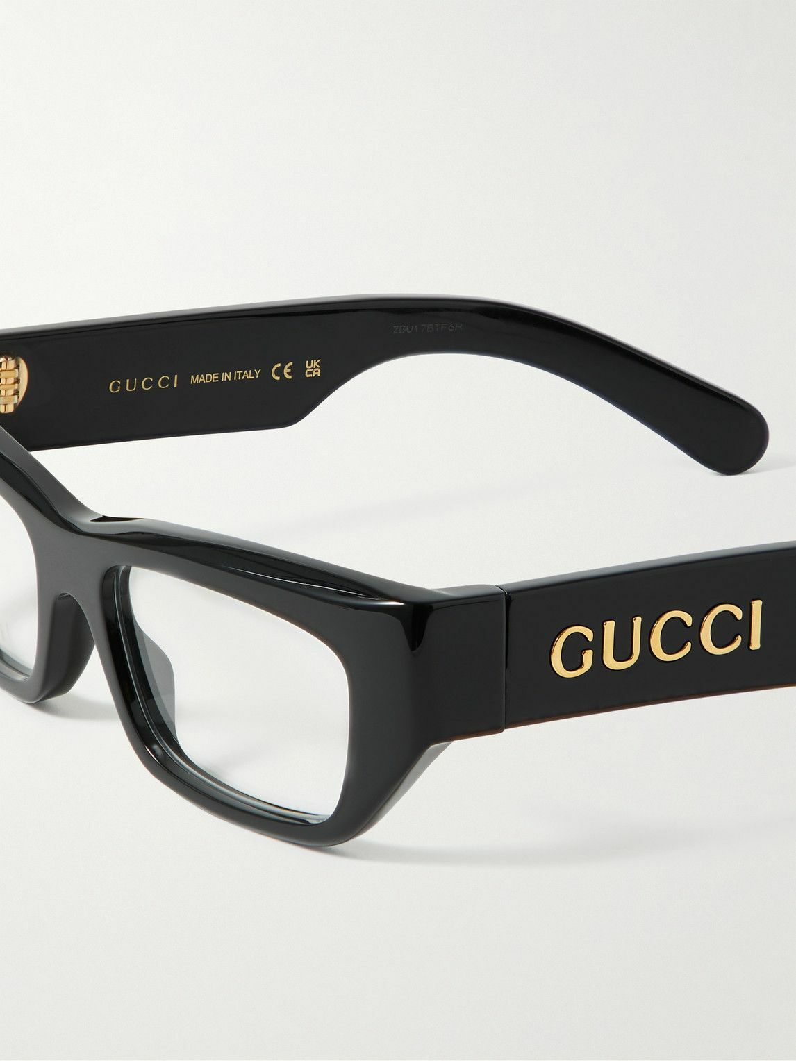 Gucci Eyewear - Rectangular-Frame Acetate Optical Glasses Gucci