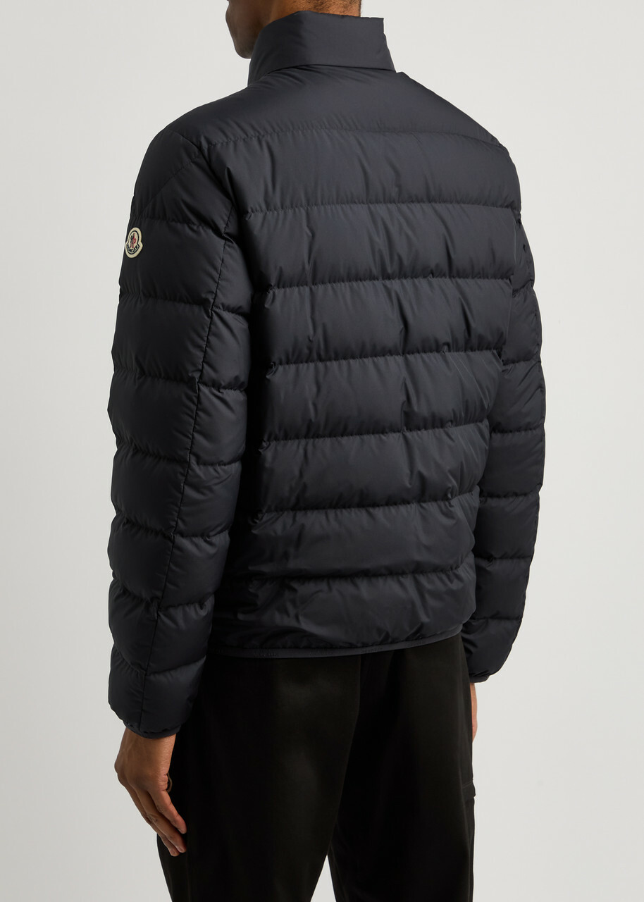 Moncler Baudinet Quilted Shell Jacket Navy Moncler